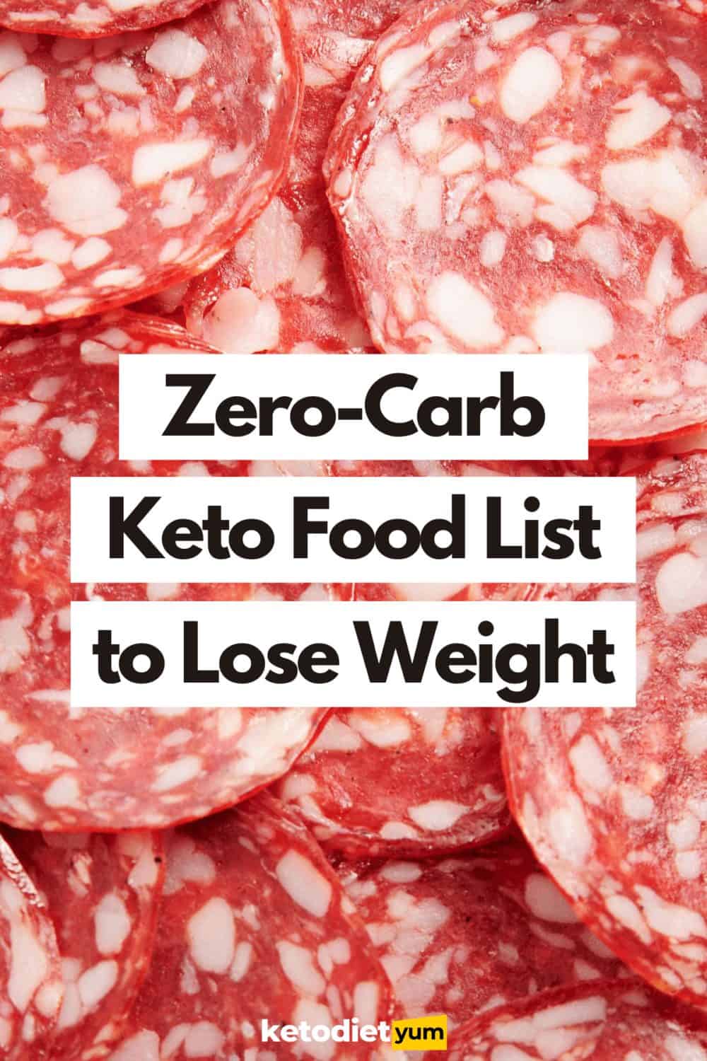 No-Carb Food List: Zero Carb Foods For Your Keto Diet