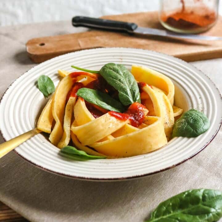 Easy Keto Pasta (3-Ingredient Recipe) - Keto Diet Yum