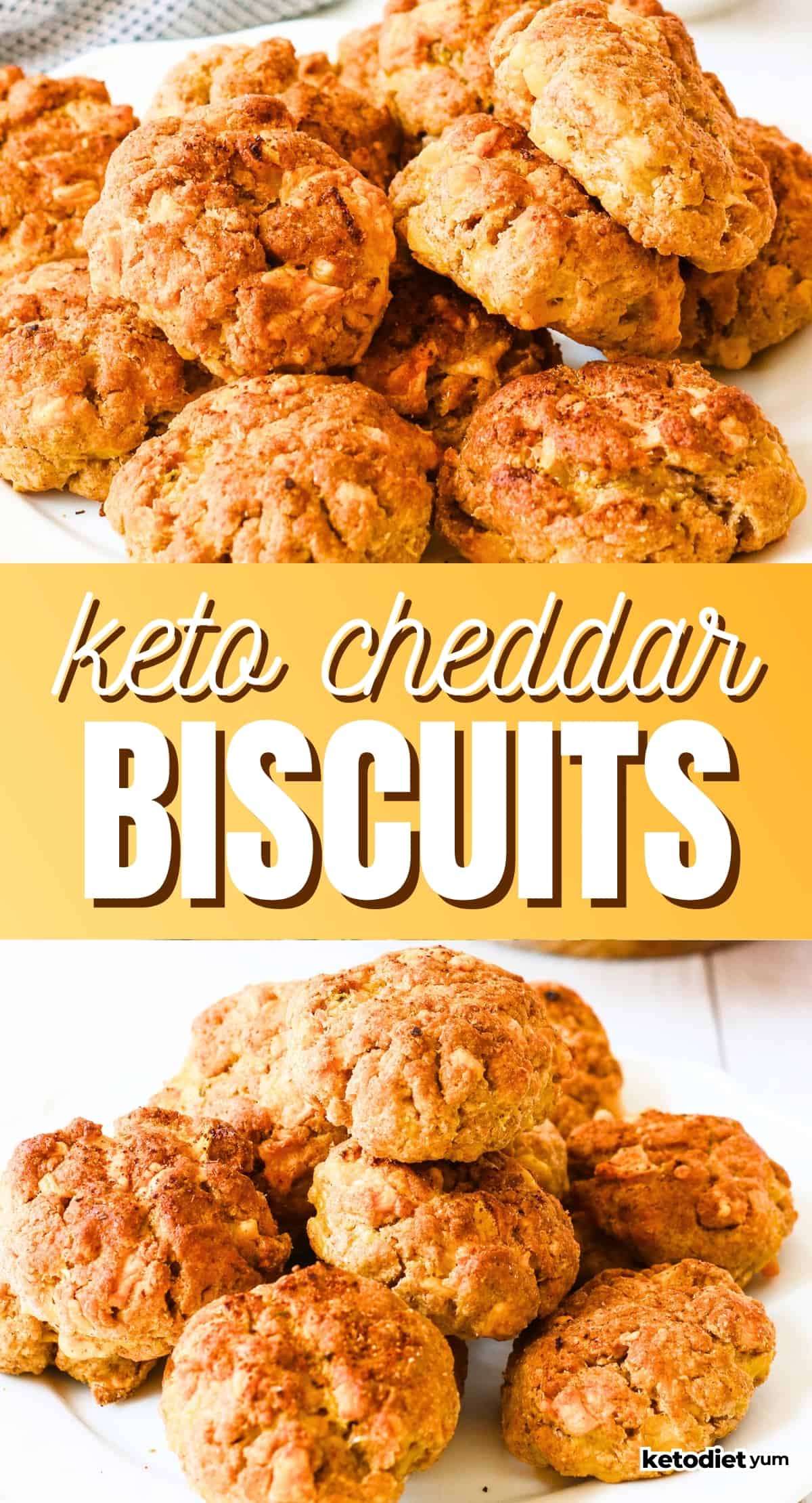 Cheesy Keto Cheddar Biscuits Recipe