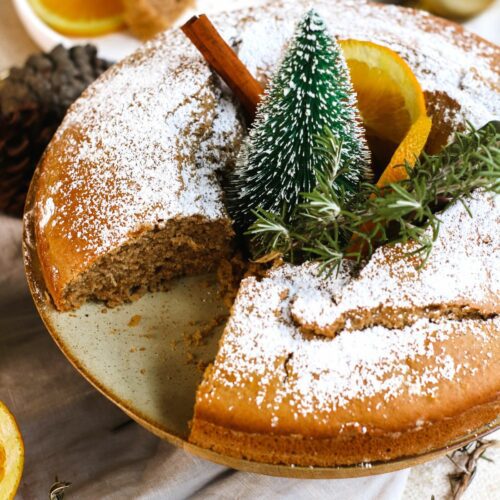 Orange Spice Cake- Just 3.1g Carbs Per Slice! - Keto Yum