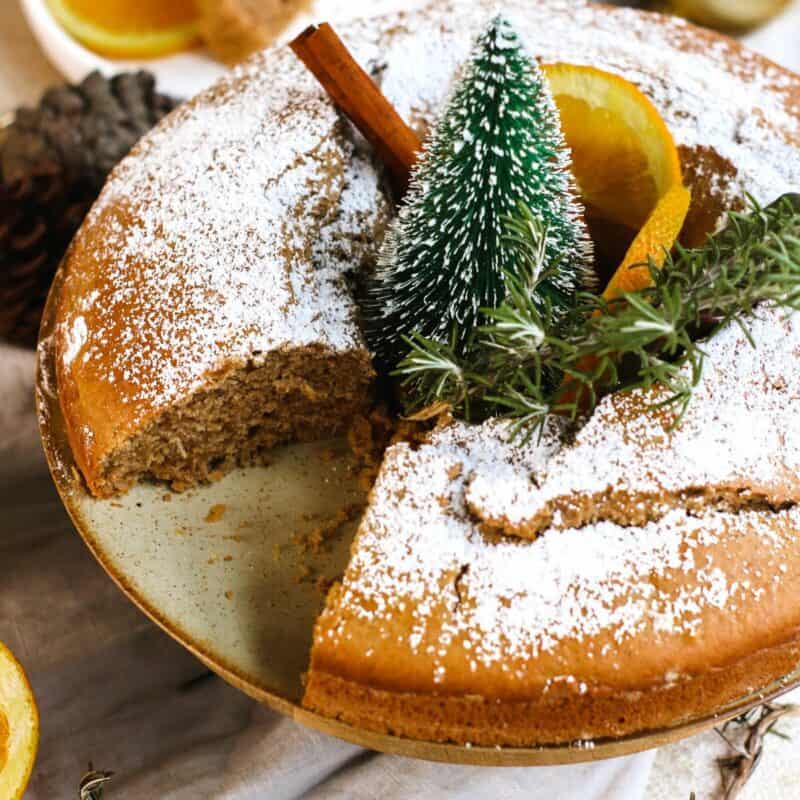 Orange Spice Cake- Just 3.1g Carbs Per Slice! - Keto Yum