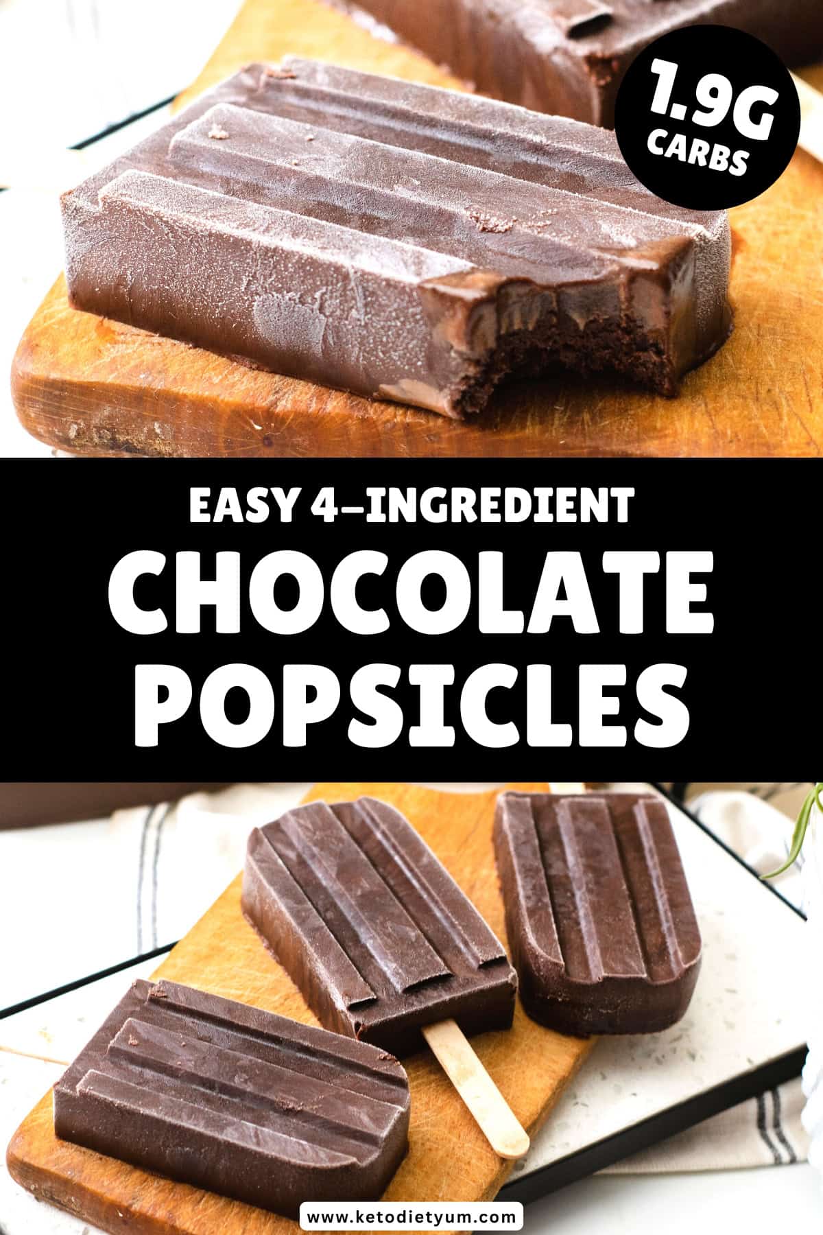 Easy Chocolate Popsicle Recipe (4 Ingredients)