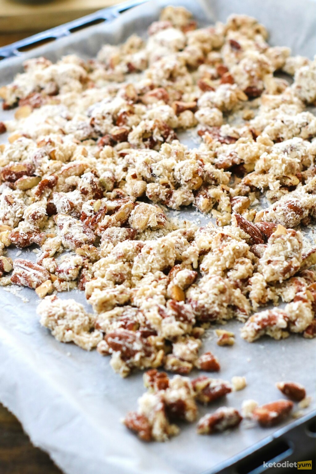 Keto Coconut Clusters With Almonds & Pecans - Keto Diet Yum