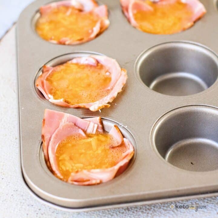 3 Ingredient Keto Egg Muffins Low Carb Easy