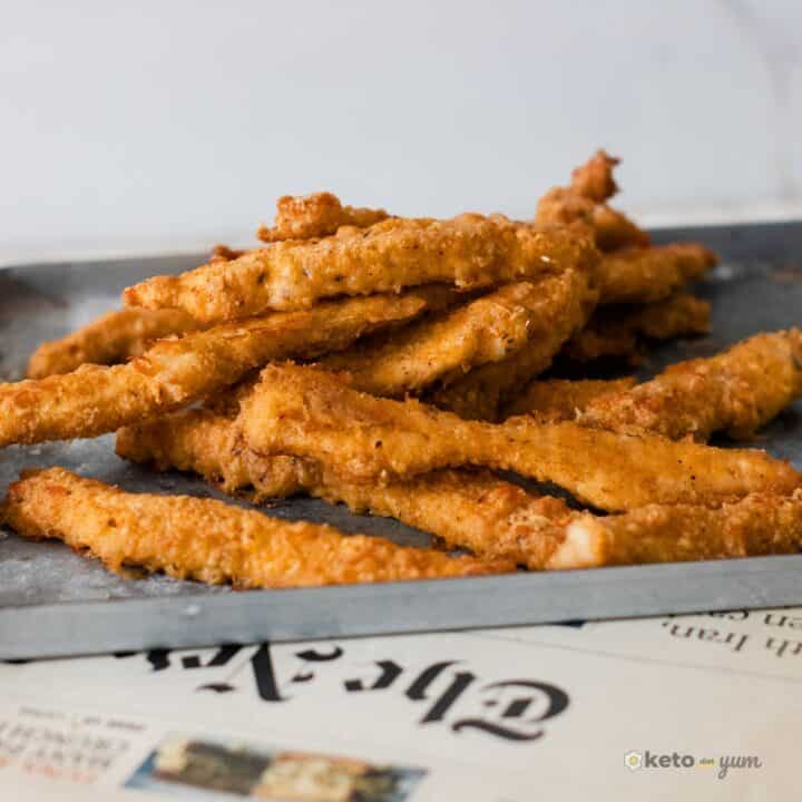 Homemade Chicken Fries - Keto Diet Yum