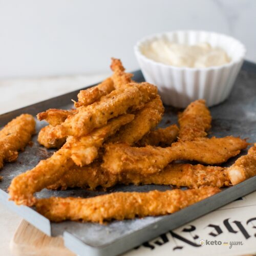 Homemade Chicken Fries - Keto Diet Yum