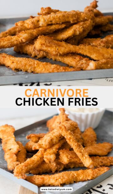 Homemade Chicken Fries - Keto Diet Yum
